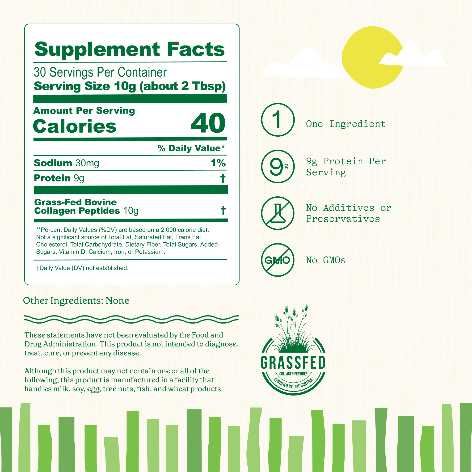 GoodOnya | Grass-Fed Collagen Peptides – Organic Hydration